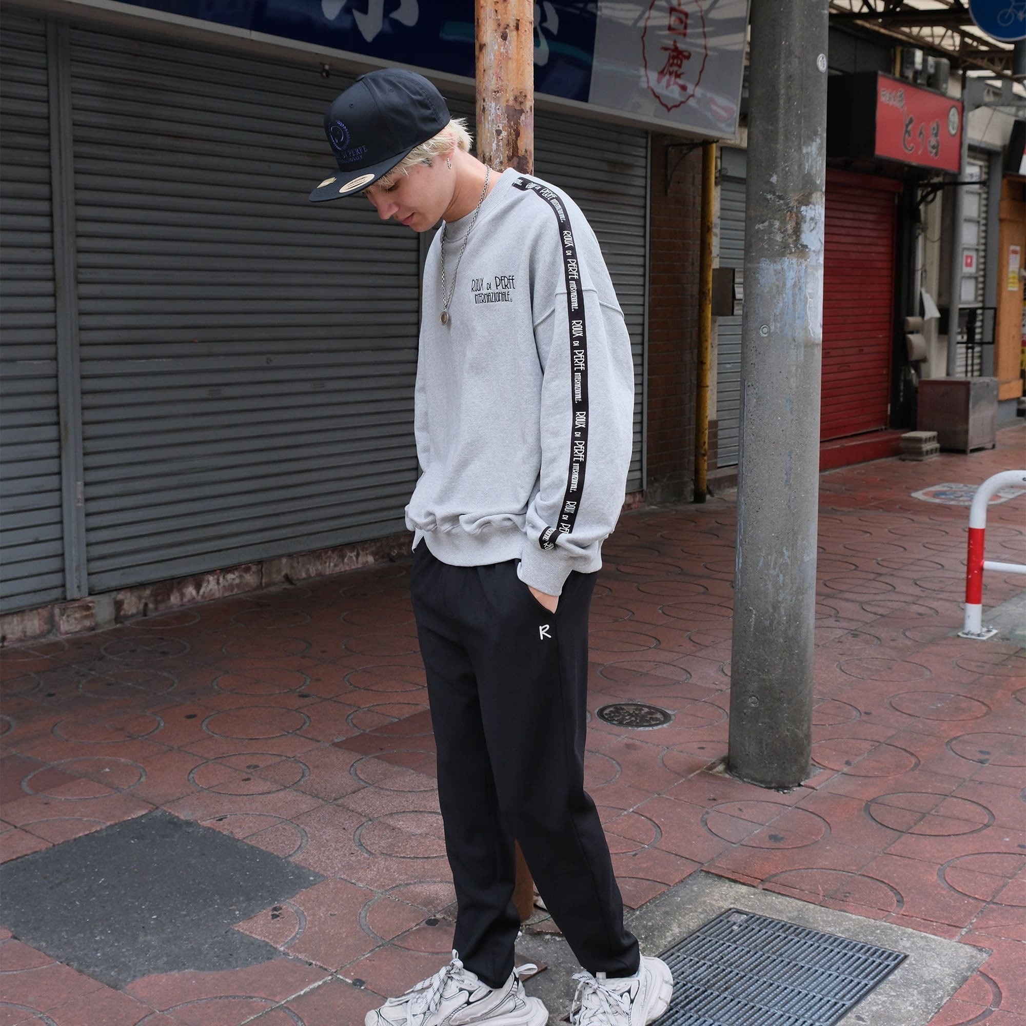 スリーブロゴトレーナー | ROUX DI PERFE INTERNAZIONALE ルゥ・ディ