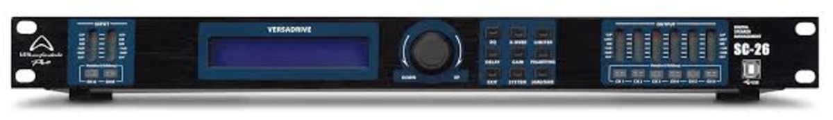 Wharfedale PRO コンパクトラインアレーWLAシリーズ用スピーカープロセッサー VERSADRIVE SC-26 ...