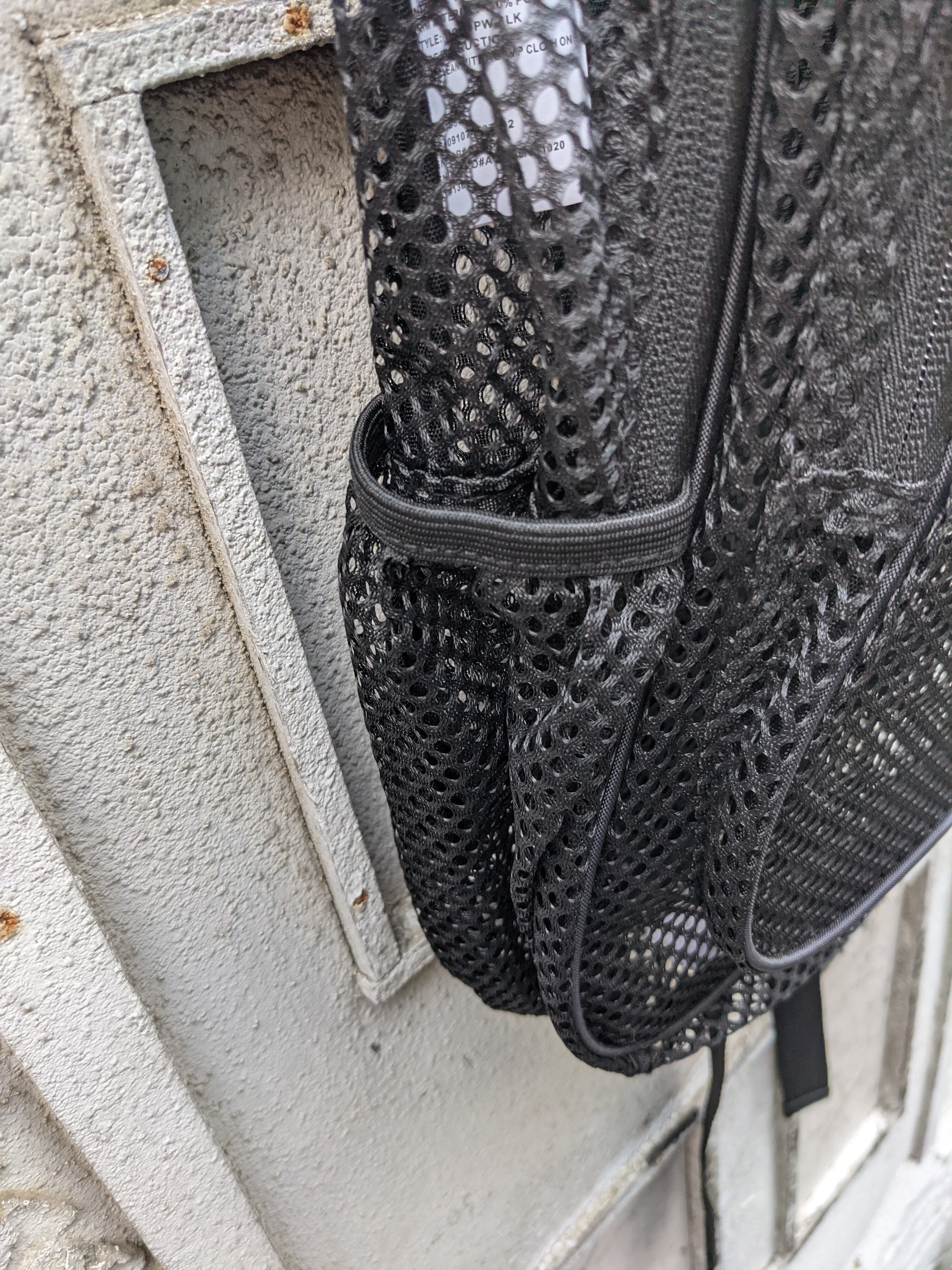 "EAST SPORT" black mesh backpack | 深緑オンライン