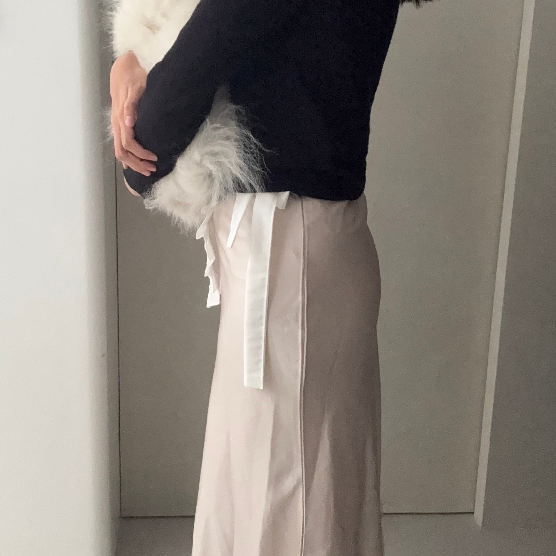 Layered Lace Apron | hydrangea