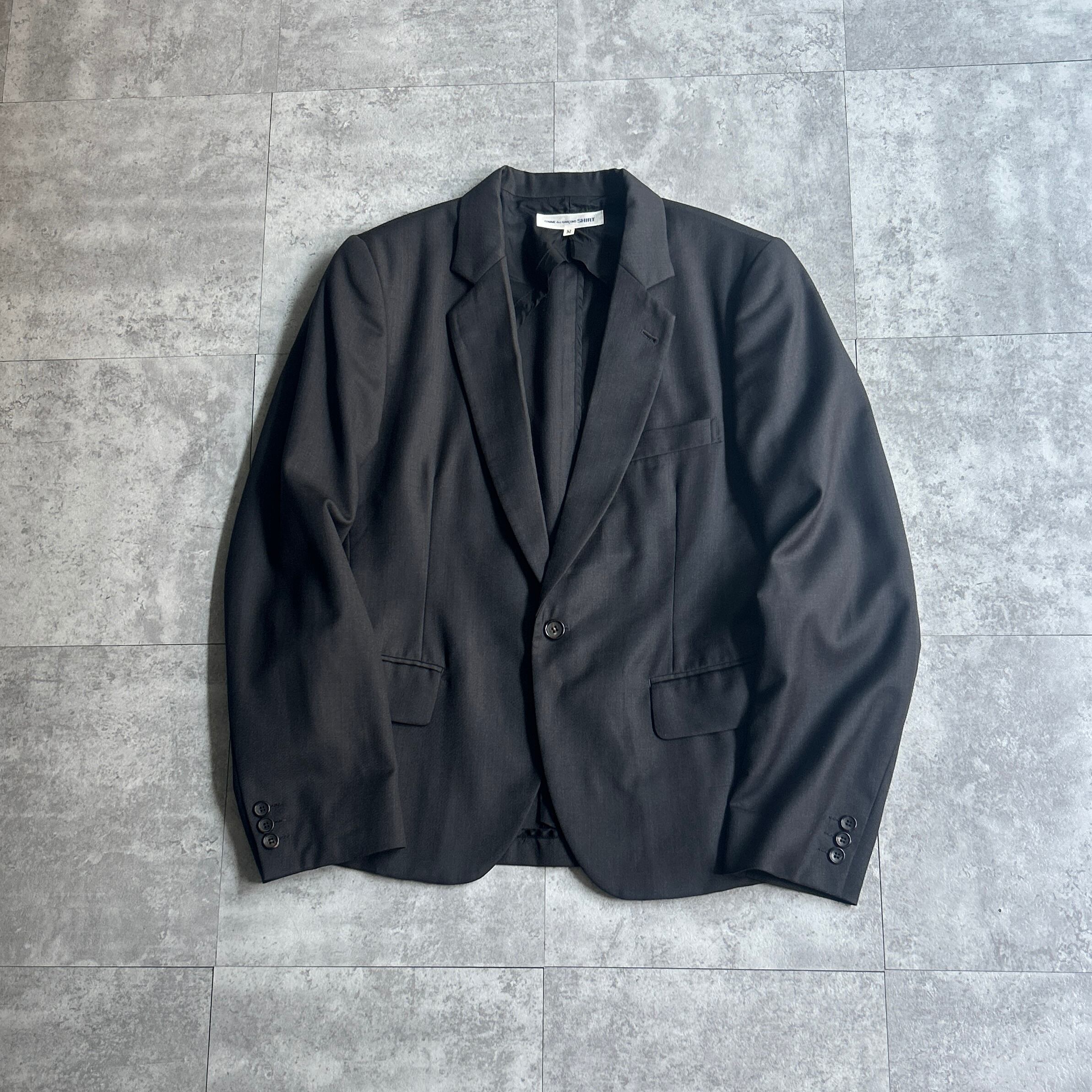 COMME des GARCONS SHIRT wool tailored jacket made in ROMANIA | Pay ID