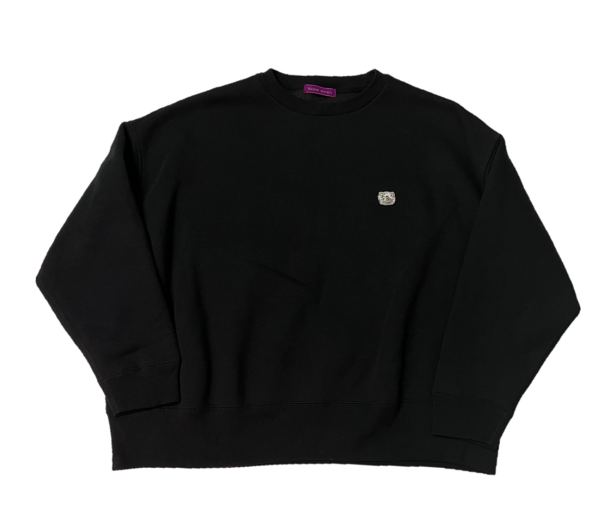 face logo big silhouette sweatshirt | MAISON MANARU