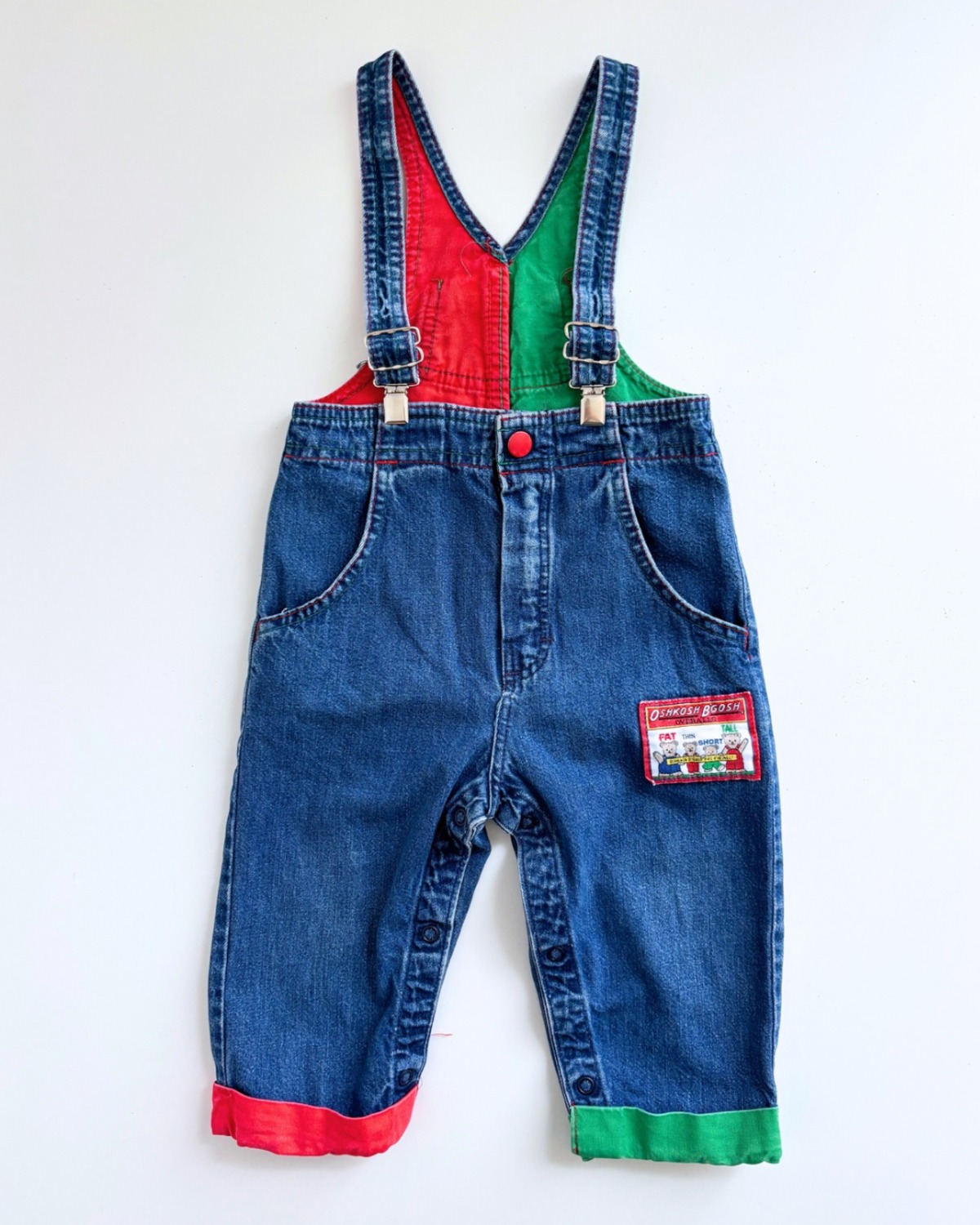 【24m・vintage】USA製 OshKosh デニムサスペンダー | woohoo