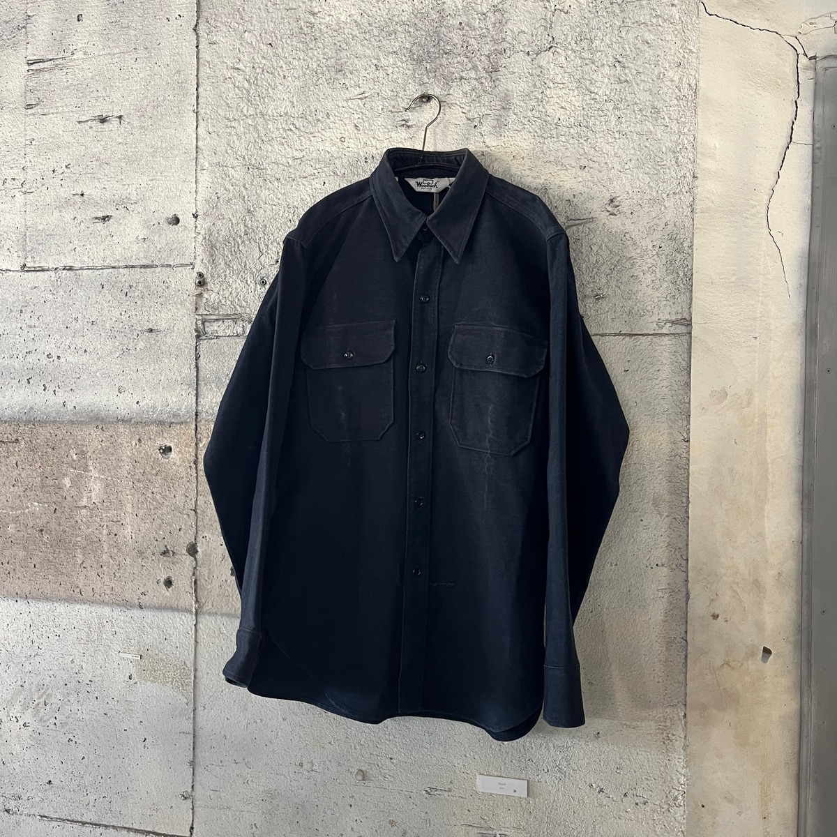 80s Woolrich Chamois Cloth "FADE DAMAGE" | 古着屋yon
