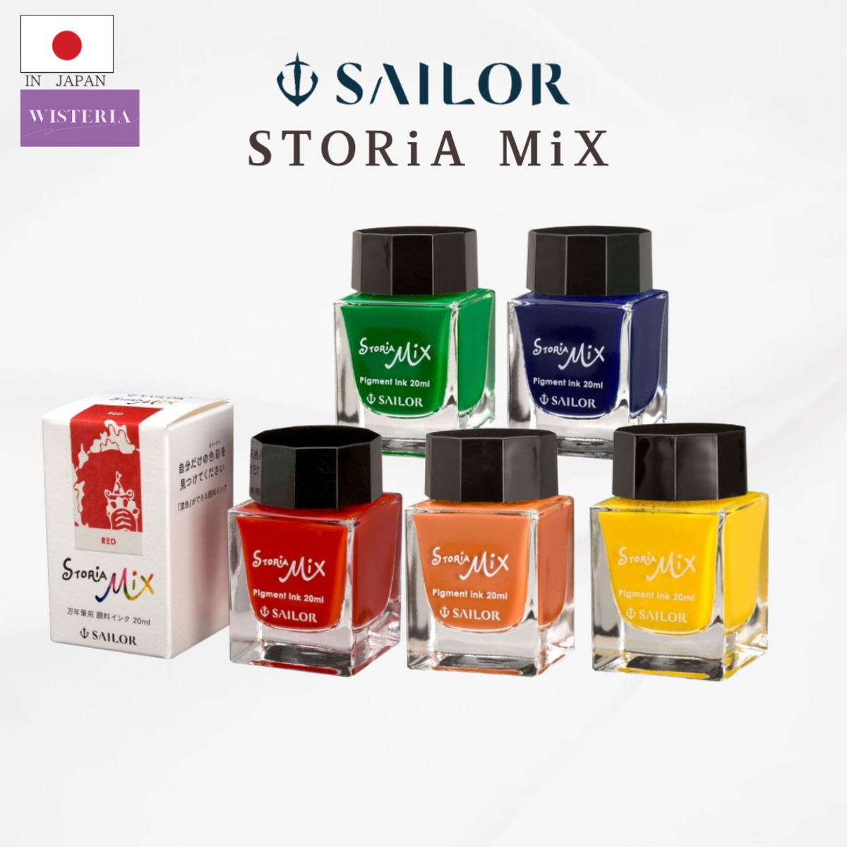 万年筆用ボトルインク STORiA MiX 顔料 20ml | INK NUMA