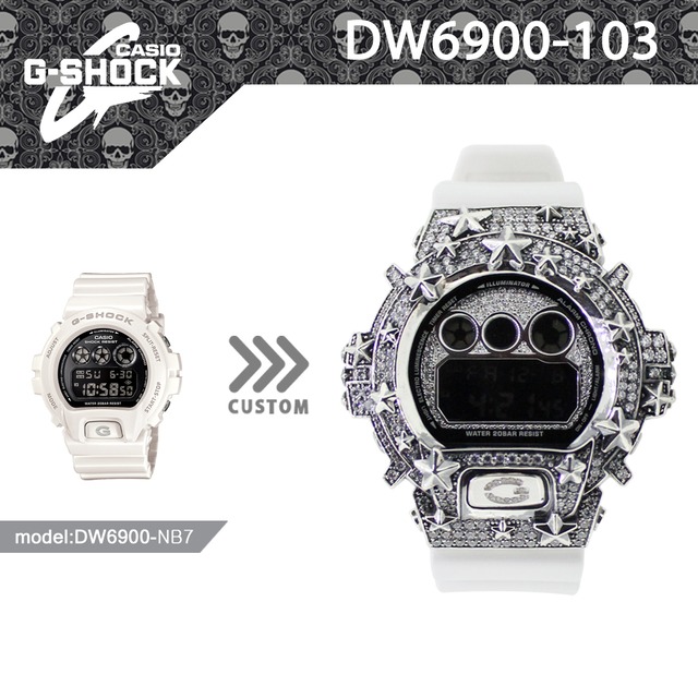 G-SHOCK カスタム 腕時計 DW6900-NB7 DW6900-103 | G-SHOCK カスタム 専門店 CROWNCROWN