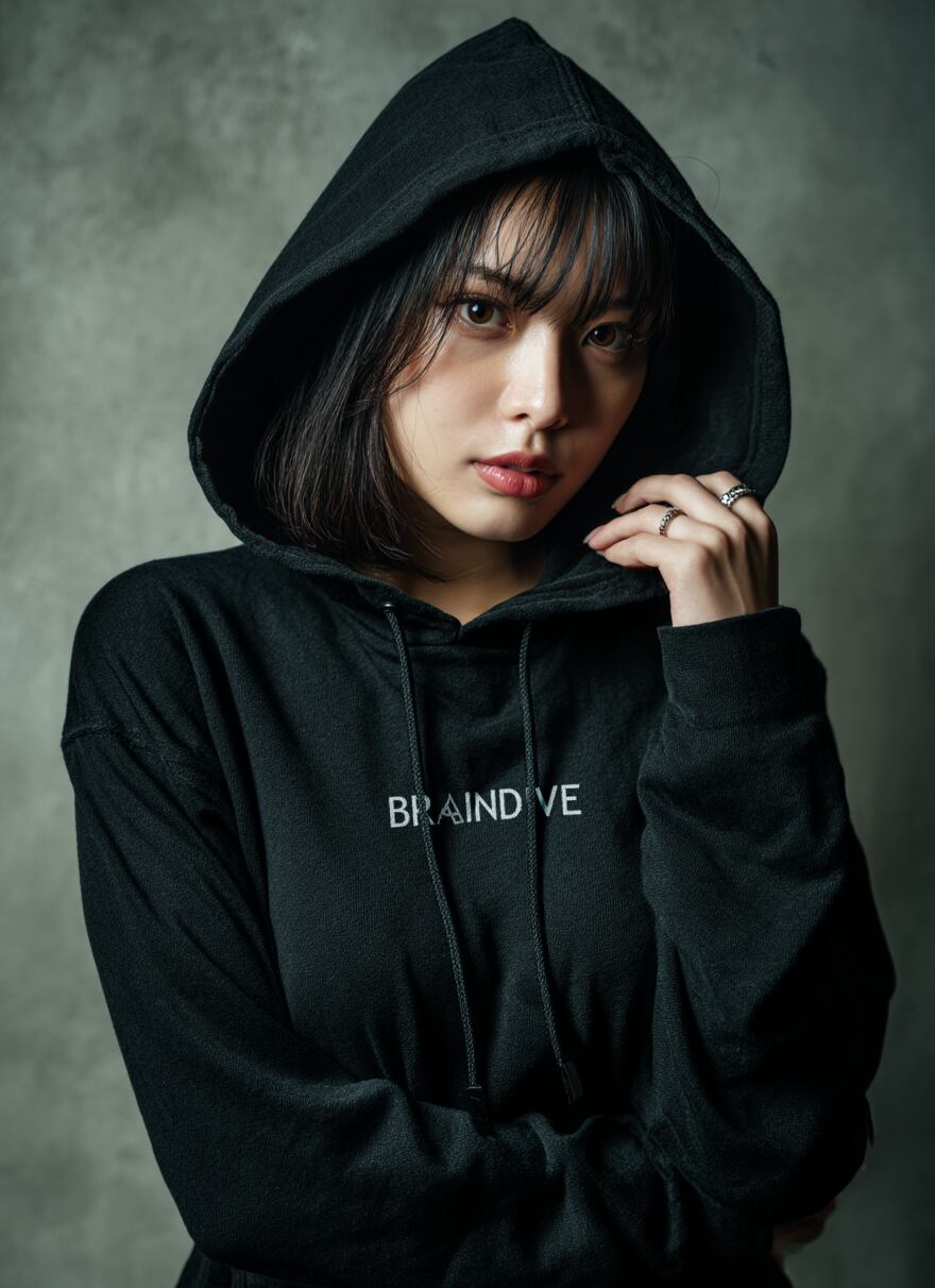 【BRAINDIVE】Word Black Parka | BRAINDIVE