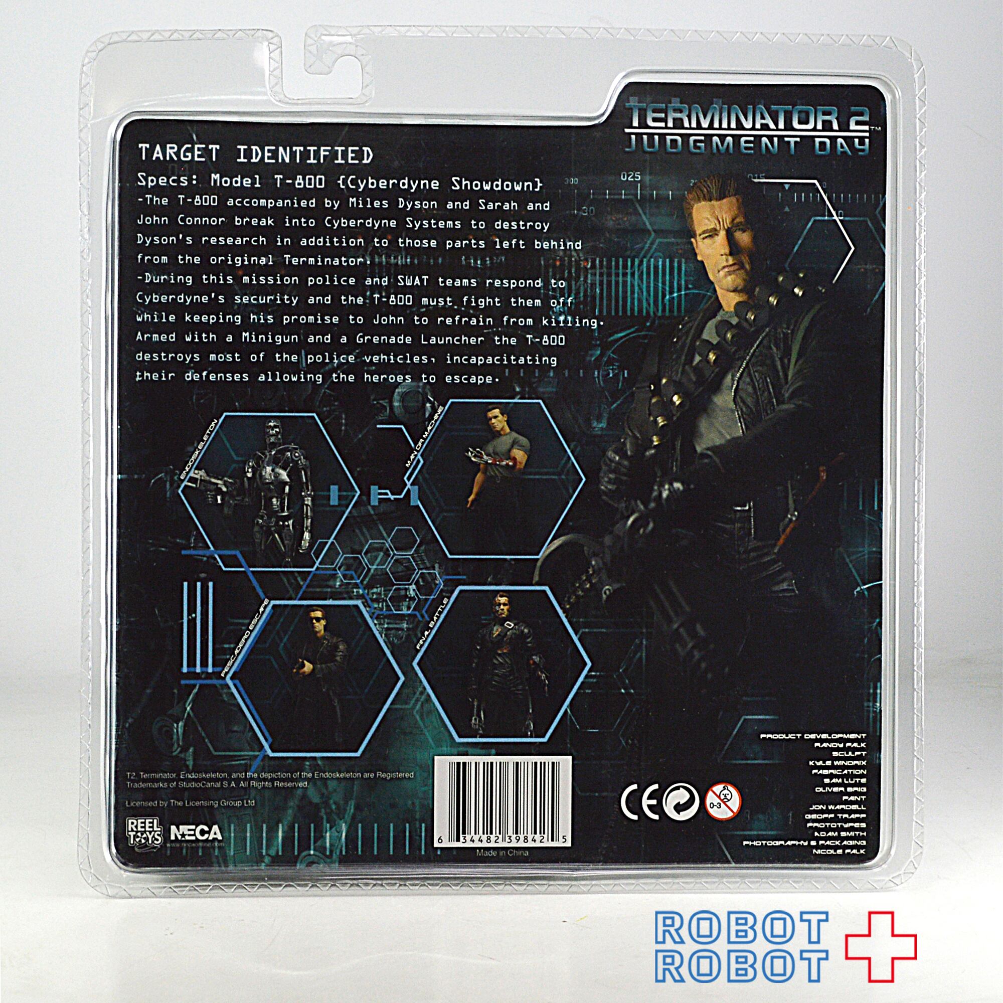 NECA T2 ターミネーター T-800 サイバーダイン・ショーダウン アクションフィギュア 未開封. | ROBOTROBOT