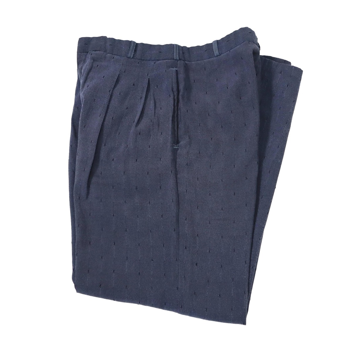 [実寸30/31] 90's Vincente Nesi Multi Pattern Rayon Mix 2 Tuck Slacks ...