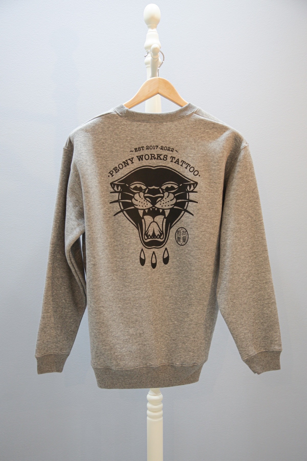 black panther sweat-T | PEONY WORKS.