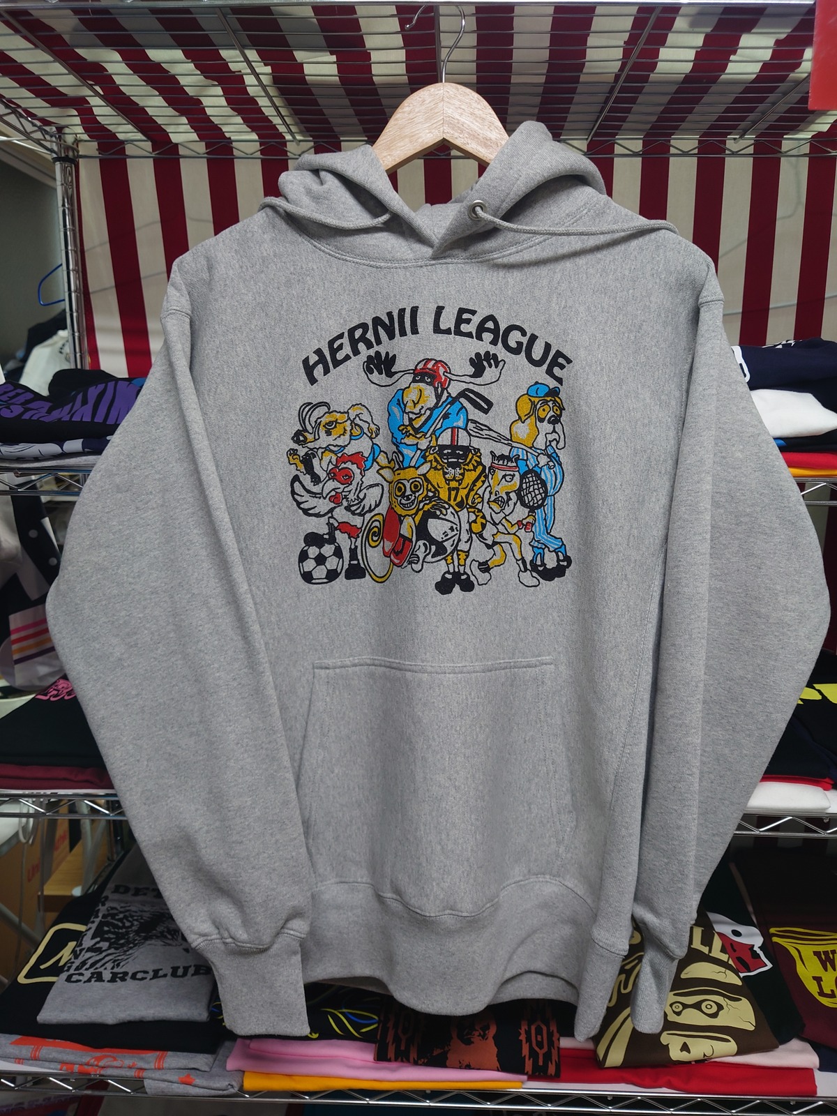 HERNII LEAGUE プルオーバーパーカー | HERNII