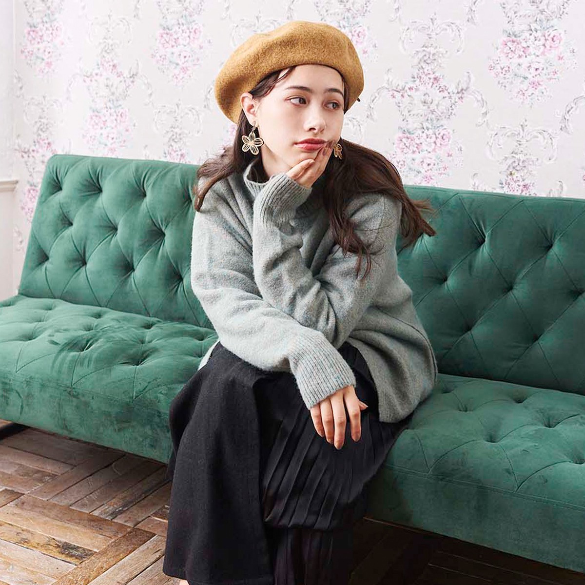 snowrose / 白丁花（Pierced Earring Hang） | 木tch（コッチ）