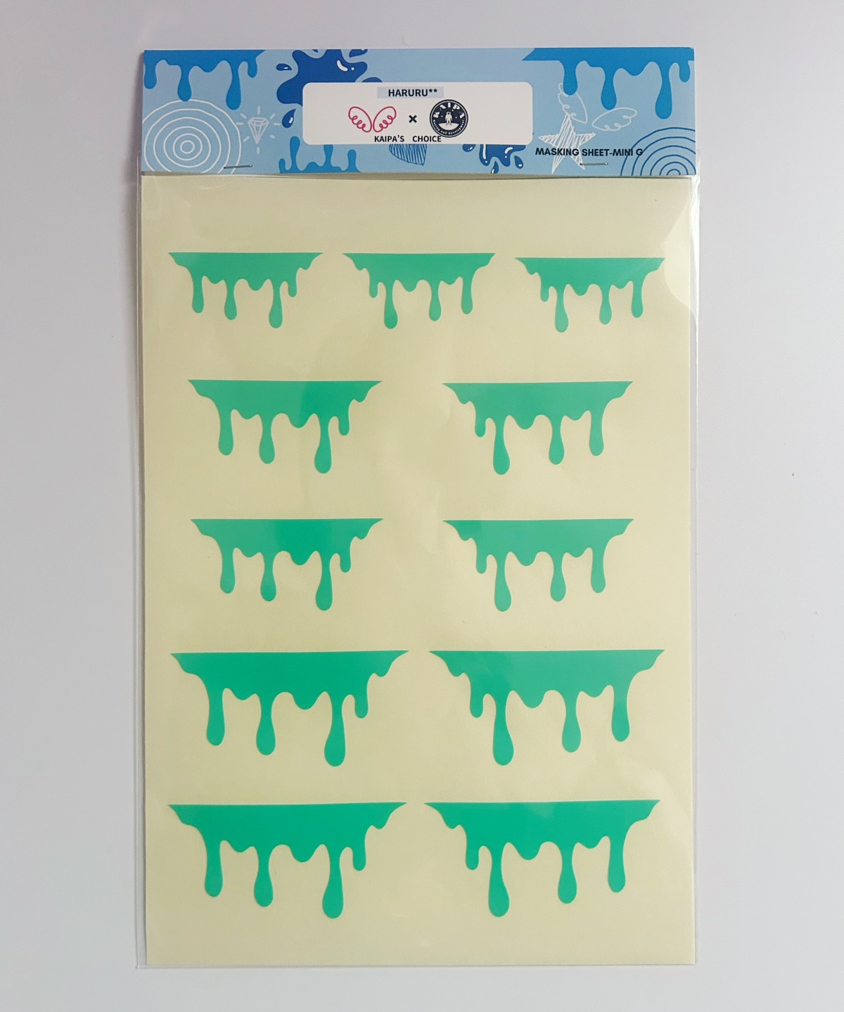 塗装用マスキングシート・MINI【落書きG－雫】 | haruru**sb