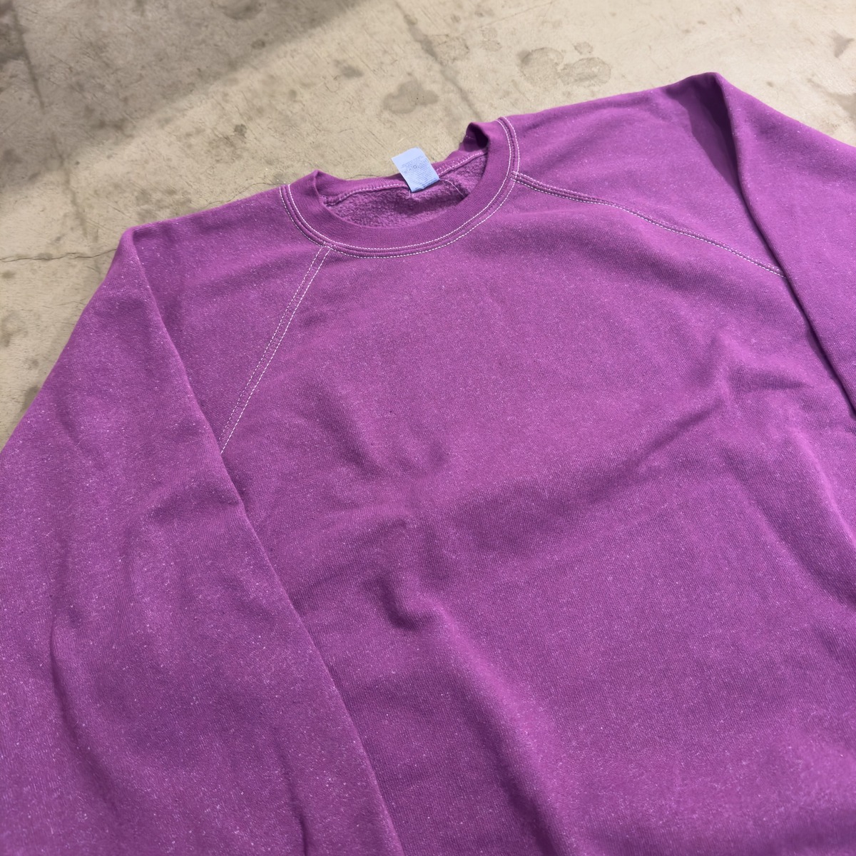 [DEADSTOCK]00's Euro FRUIT OF THE LOOM Classic Sweat Overdye Purple ...