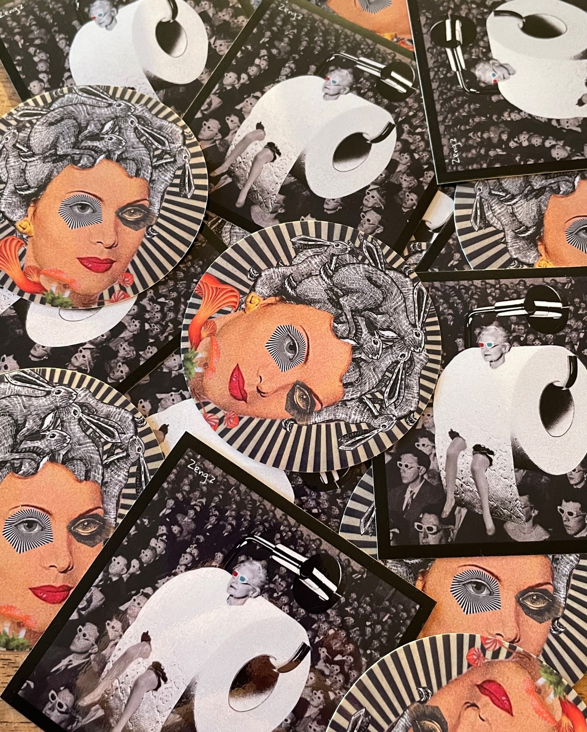 STICKERS（monochrome） | zengzericaizi