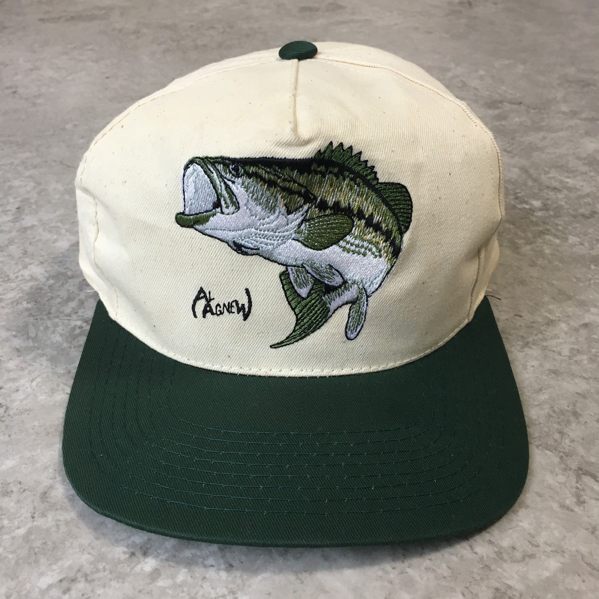 90~00s AL AGNEW Black Bass 5Panel Cap | Que Pacho