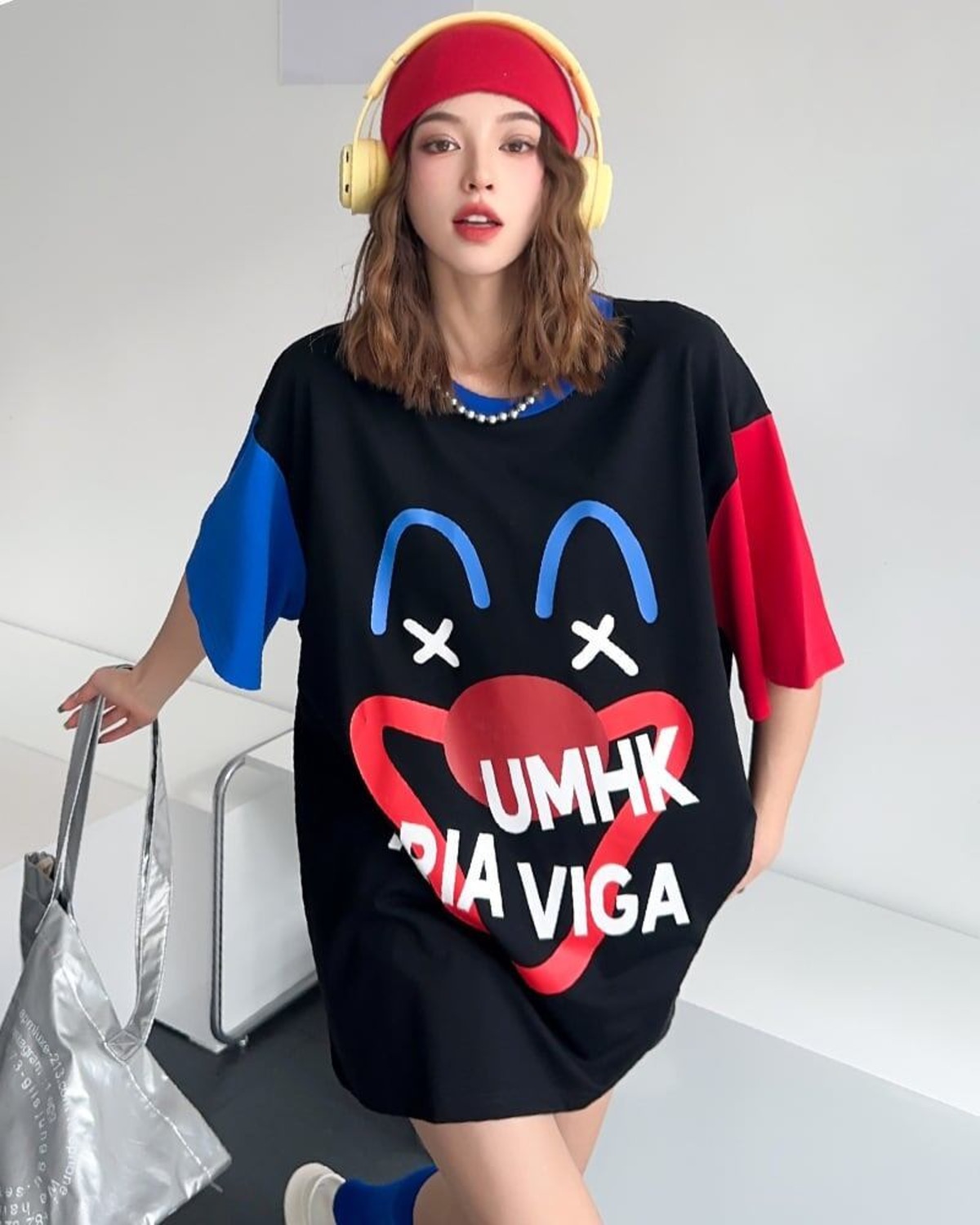 お勧めカラーマッチング ゆったり ビッグロゴ 半袖Tシャツ 全2色＜S-4838＞ | MOYAMI