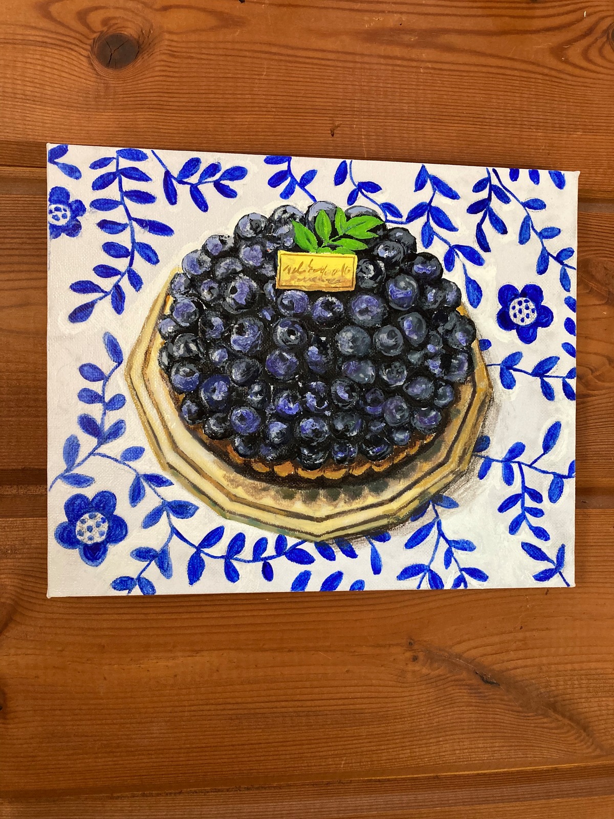 blueberry taart | MIKI MORII art shop ／ nobi6717