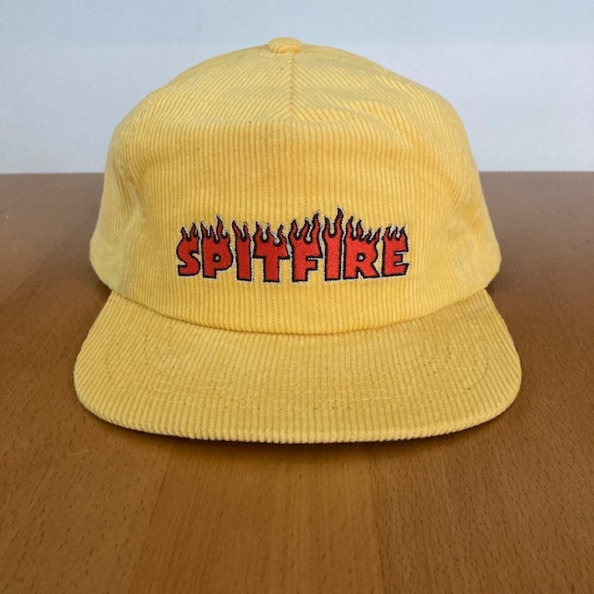 Spitfire Flash Fire Corduroy Snapback Cap - Yellow (スピットファイア スピットファイヤ ...