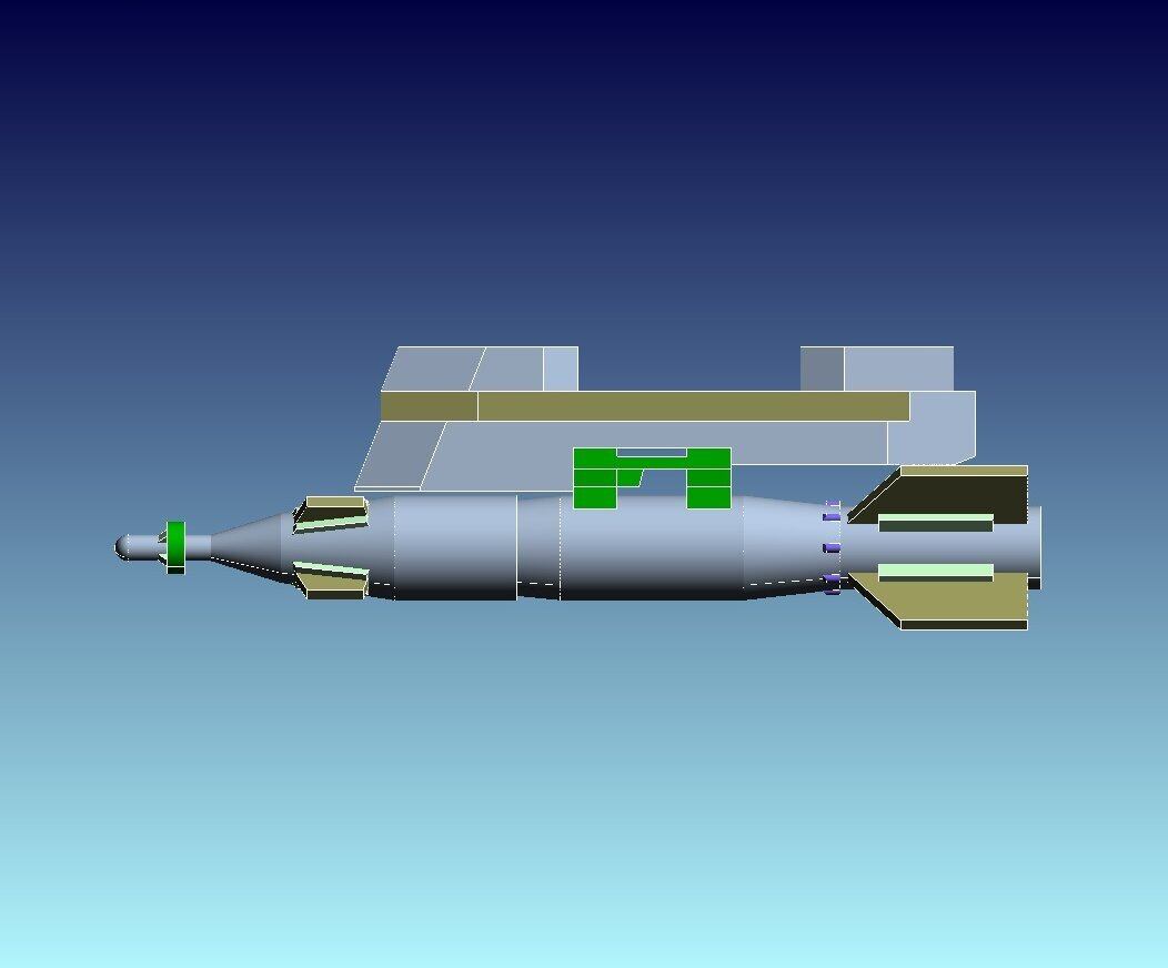 1/144 KAB-500L （ロシア・空対地レーザー誘導爆弾）＋パイロン | 機械化工廠