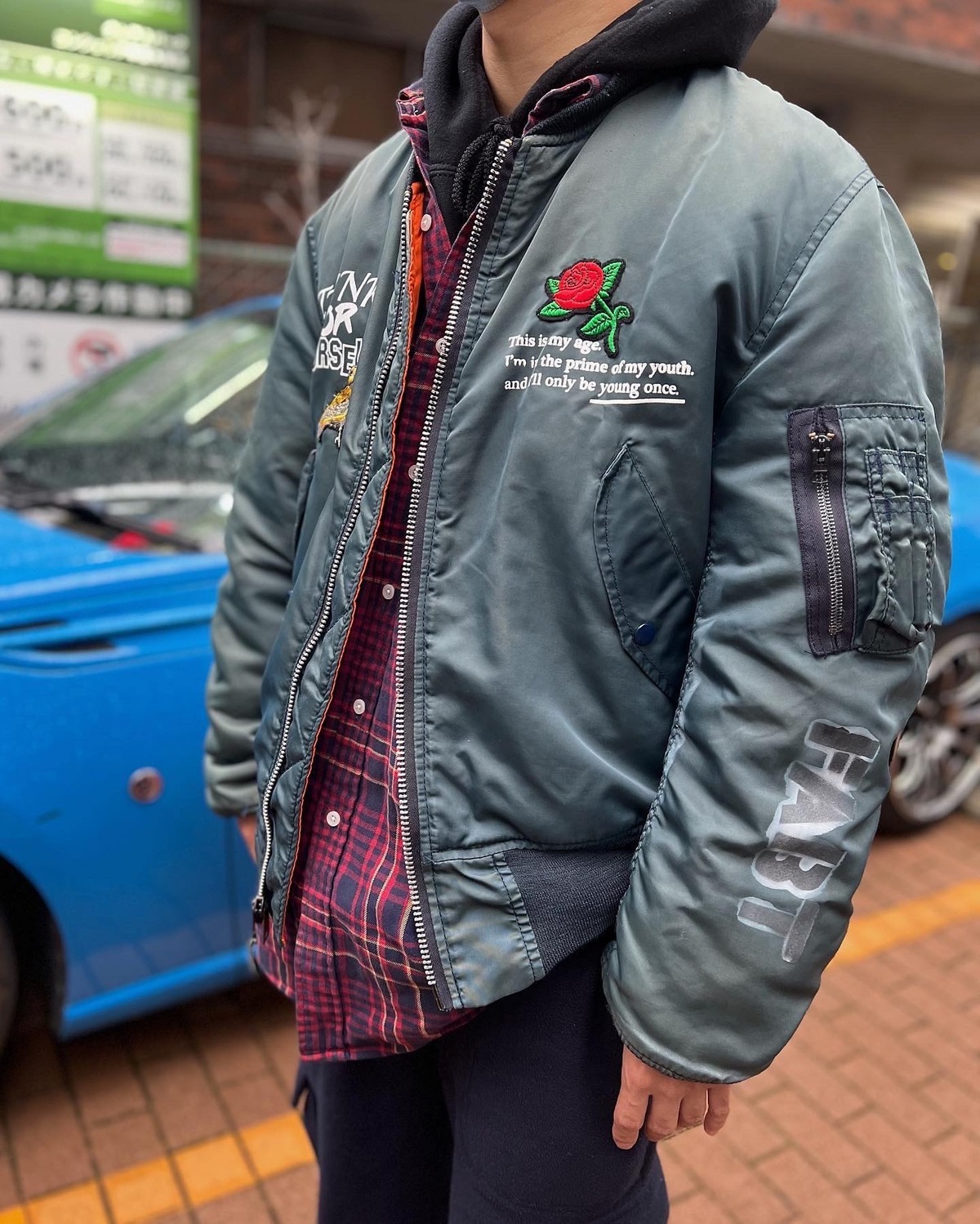 【used】FABBBIRD custom made USA製 アルファ MA-1 ALPHA MA1 | FBT SHOP STORE