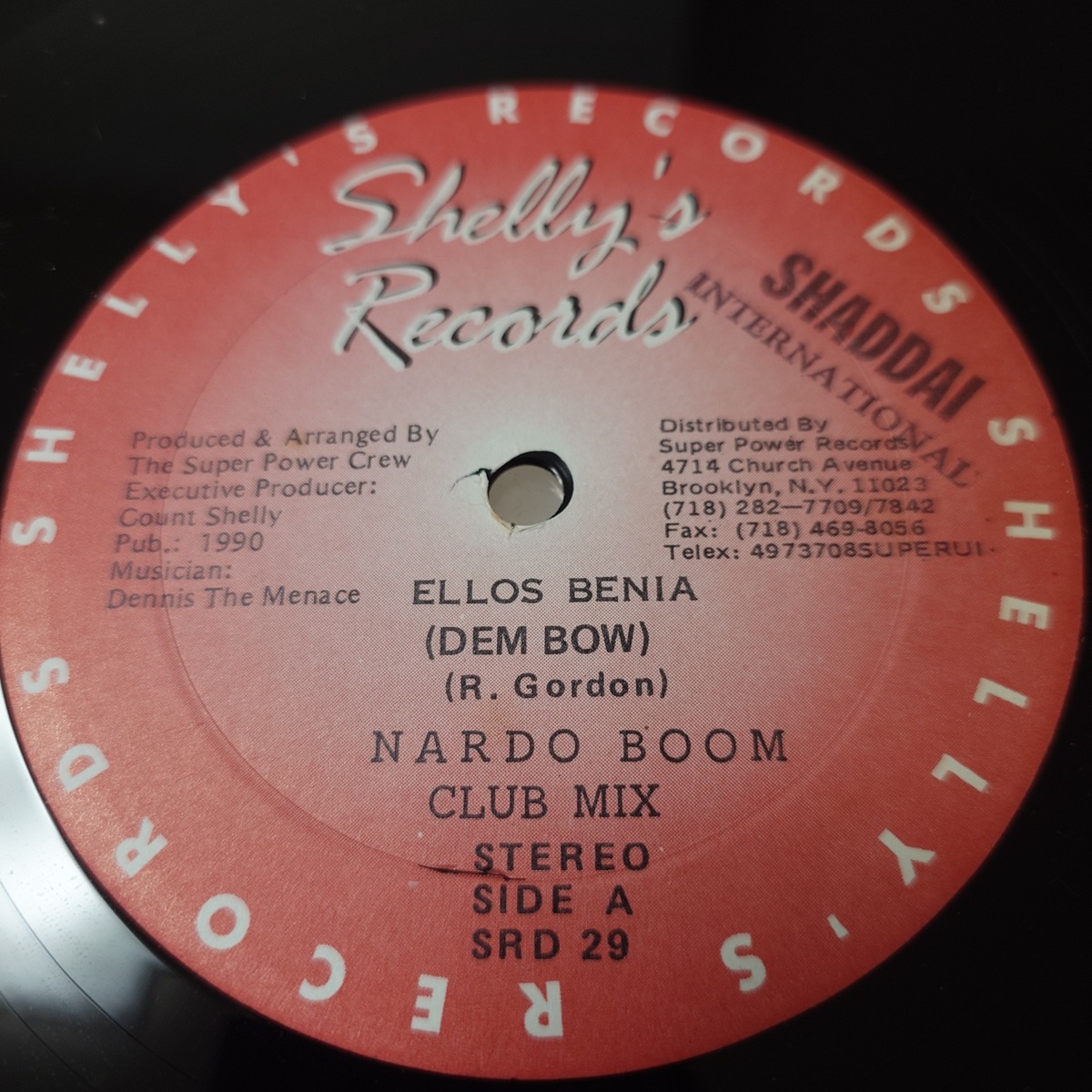Nardo Boom - Ellos Benia (Dem Bow) // Shelly's Records 12inch / Dem Bow ...