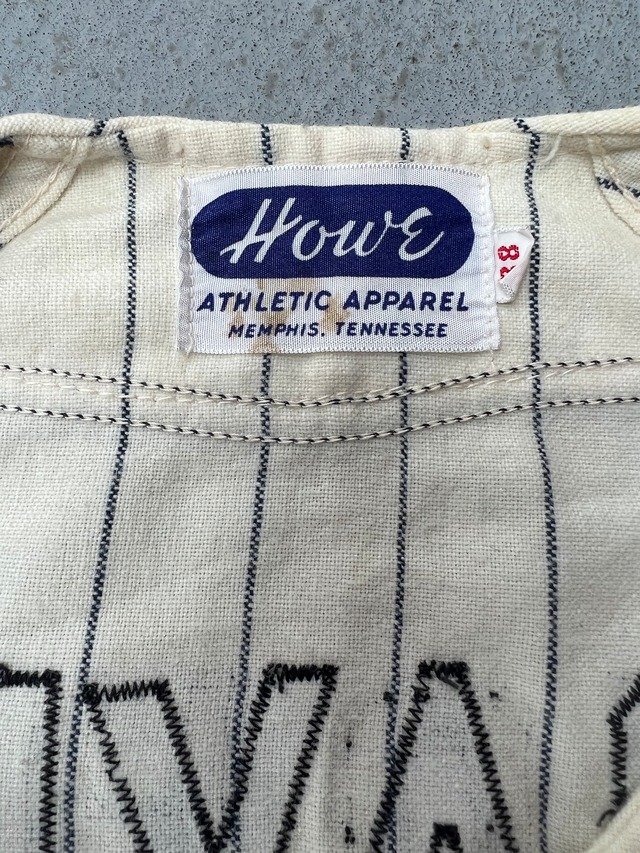 1950s howe athletic apparel ベースボール | Old Chuck