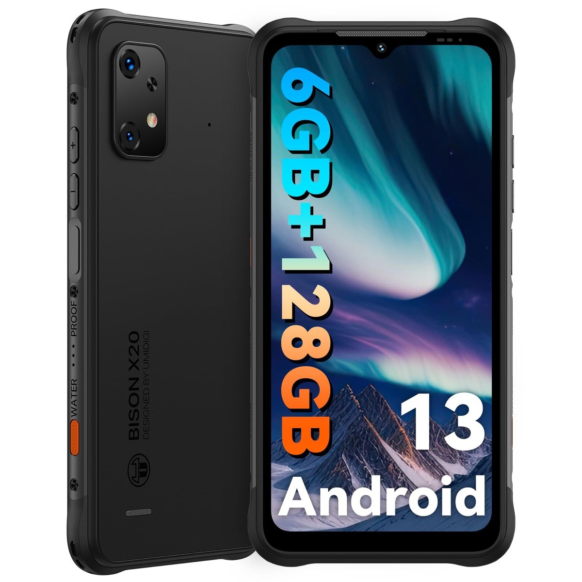 UMIDIGI BISON X20 スマホ 12GB RAM+128GB ROM 1TBまで拡張 Android 13 防水 防塵 耐衝撃 ...