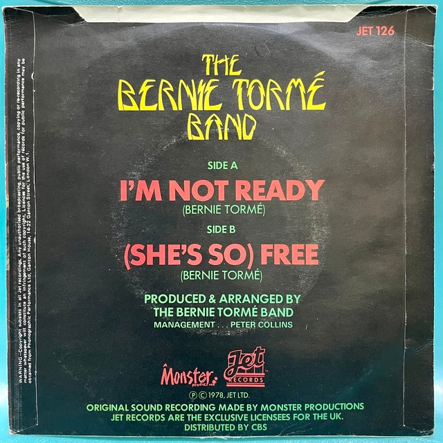 The Bernie Tormé Band - I'm Not Ready [1978 UK] | PoP’n’RoLL Records