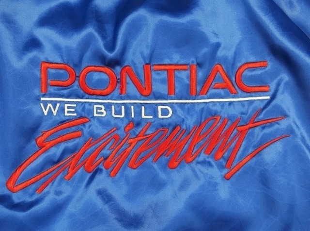 90's GM PONTIAC WE BUILD Excitement ヴィンテージ ナイロン ジャケット | CYCLONE