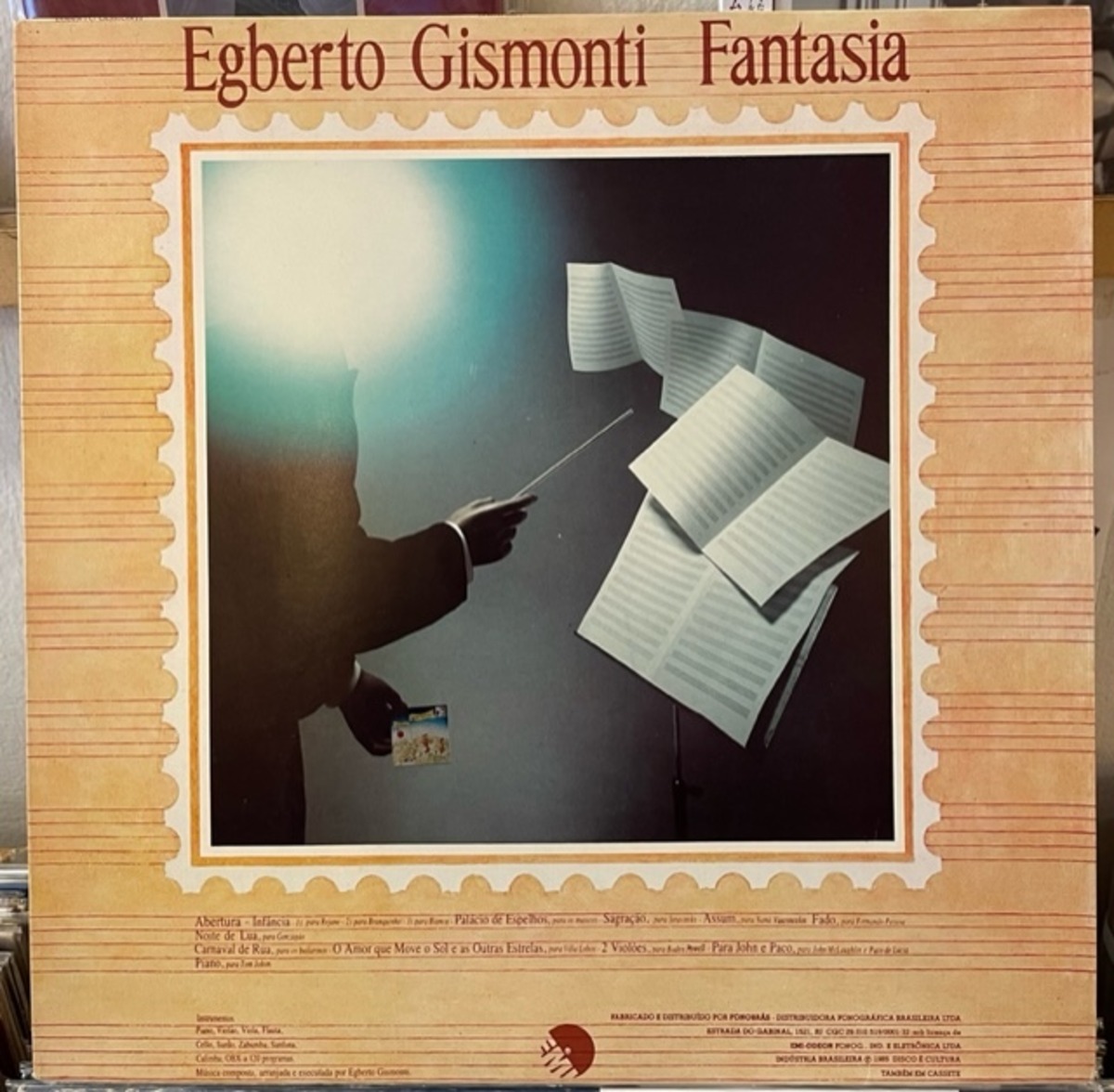 EGBERTO GISMONTI "FANTASIA" LP | EAD RECORD
