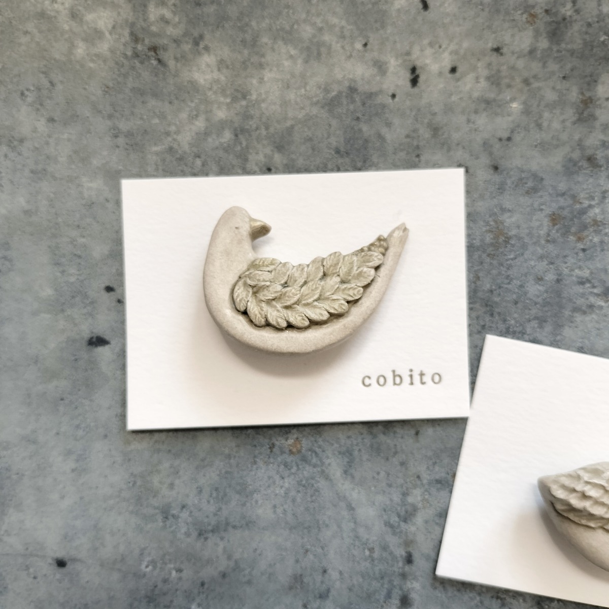 cobito ブローチ とりさんB | コツブとコハナ