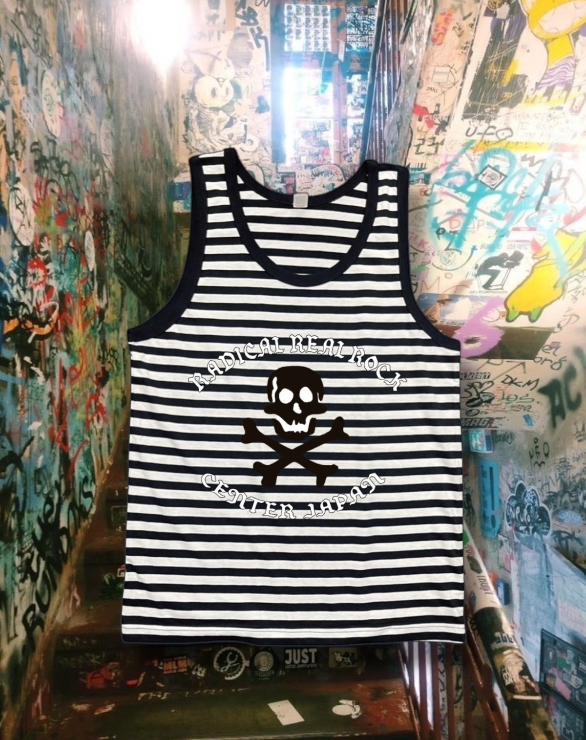 RADICAL REAL TANK TOP BLACK & WHITE | Center Japan Market