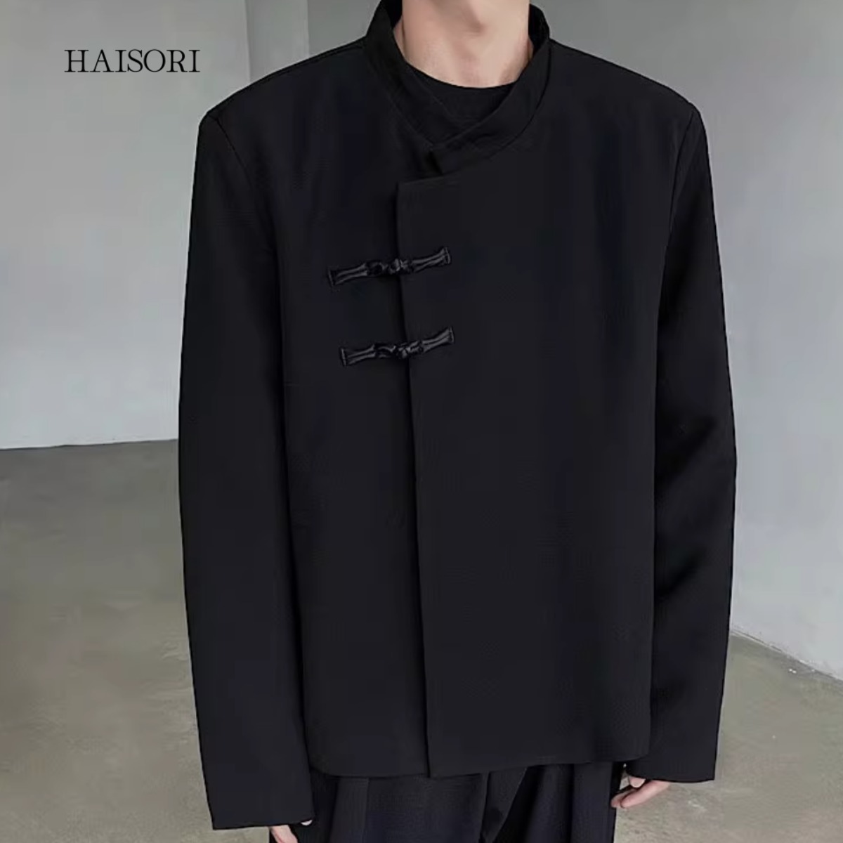 Decorative Button Chinese Style Elegant Tops | HAISORI【大人セレカジなファッションスペース】