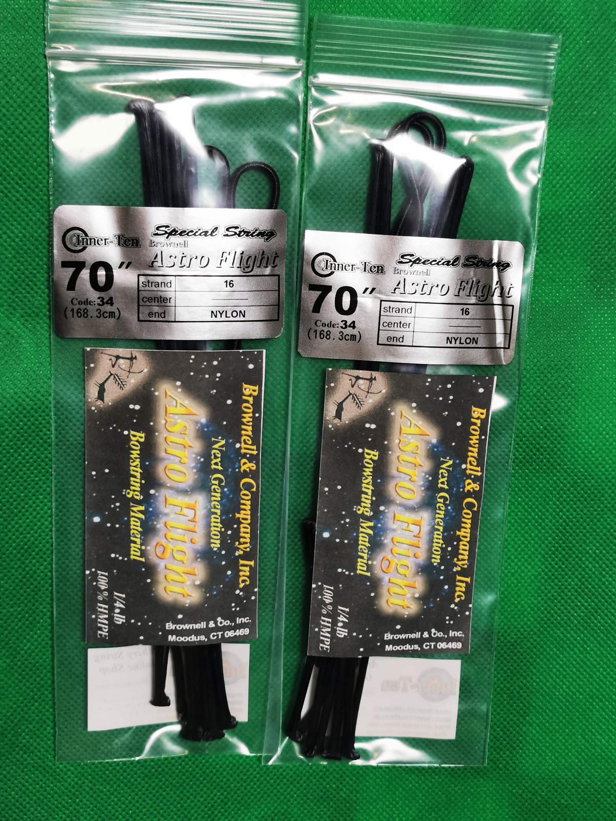 70インチ ベアボウ用ストリング ( AstroFlight ) - センターサービング無し 2本セット | Inner-Ten アーチェリー ...