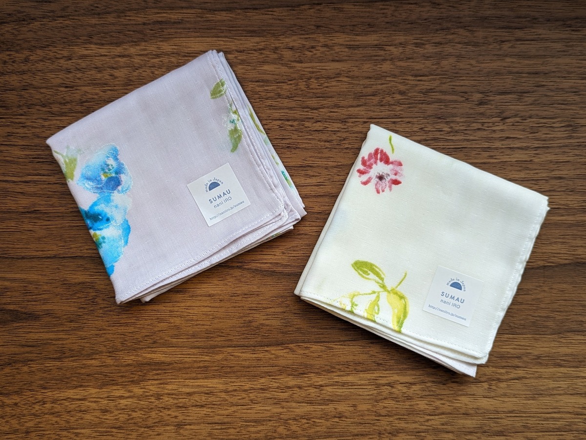 Wガーゼ大判ハンカチ _ 1 | SUMAU nani IRO | inoya | Basic Life Store いつまでも愛される 日常の定番を集めたライフスタイルショップ