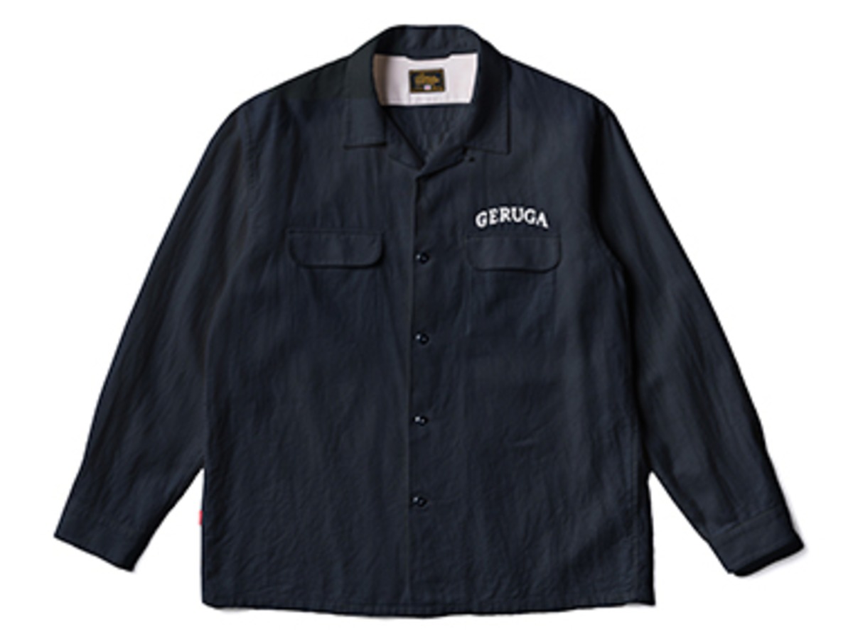 GERUGA : OC LONG SLEEVE SHIRTS -MINI HERRINBONE- PLAIN | Gusset