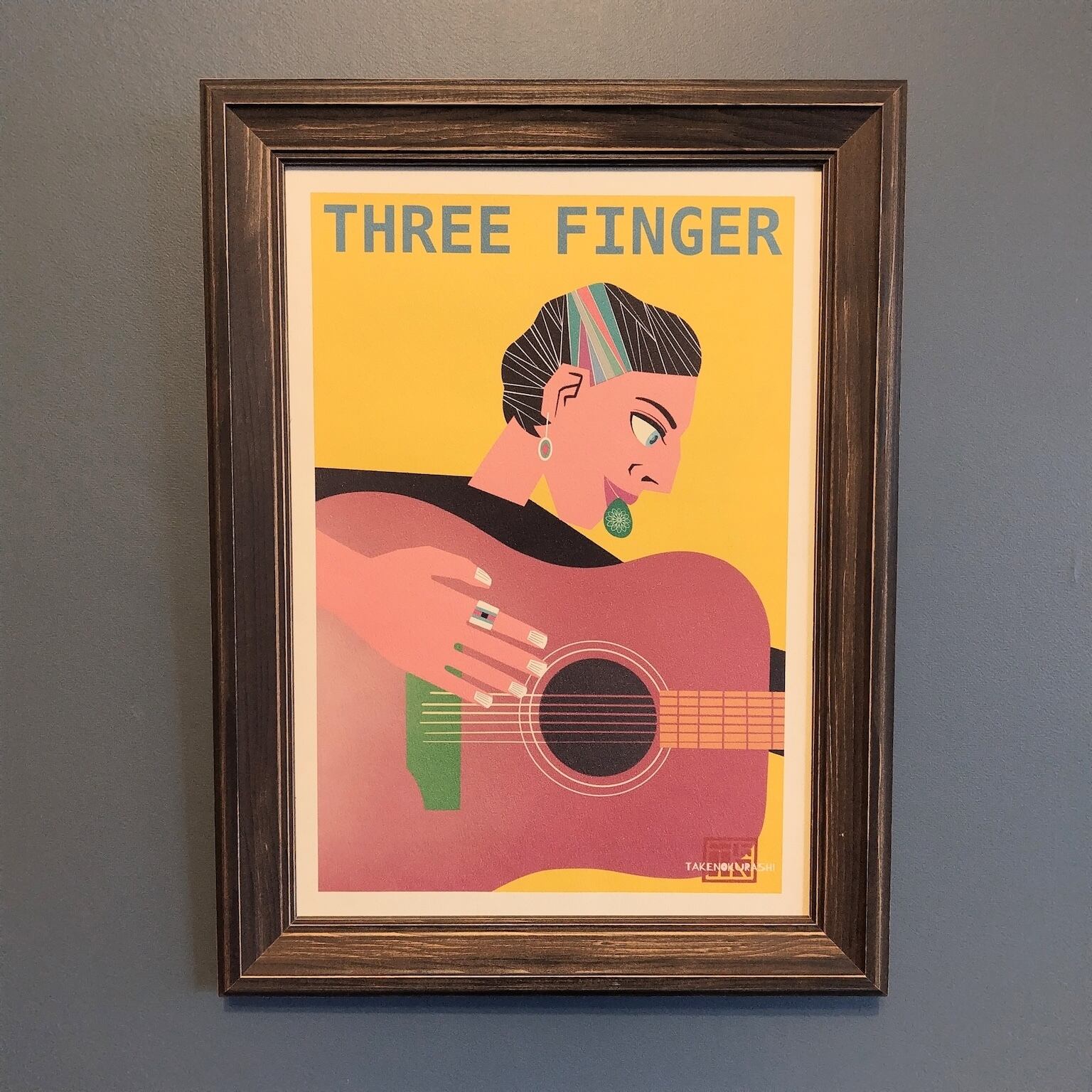 【THREE FINGER】 アート | TAKENOKURASHI