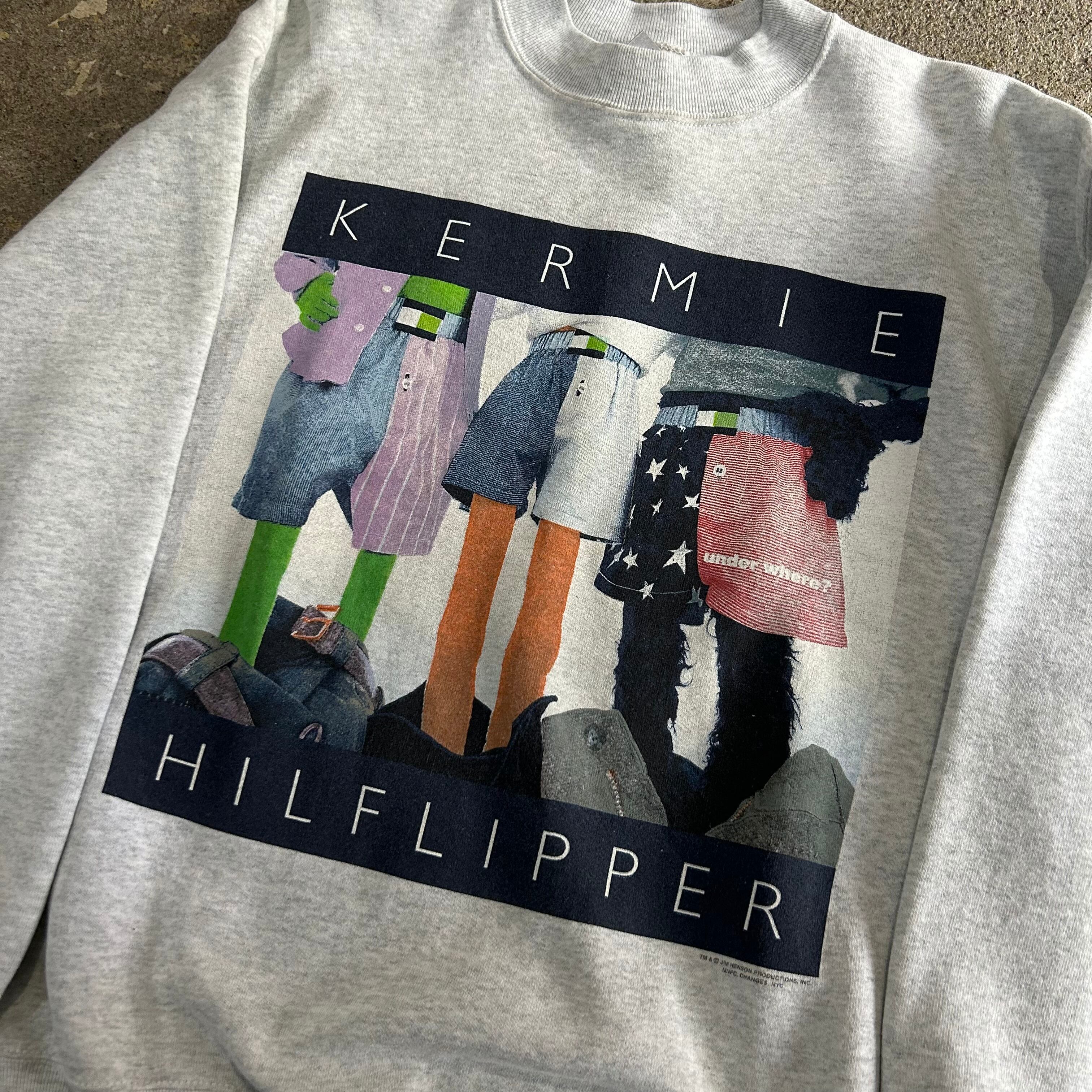 90s〜 Kermit the frog "KERMIE HILFLIPPER" sweat【仙台店】 | What’z up
