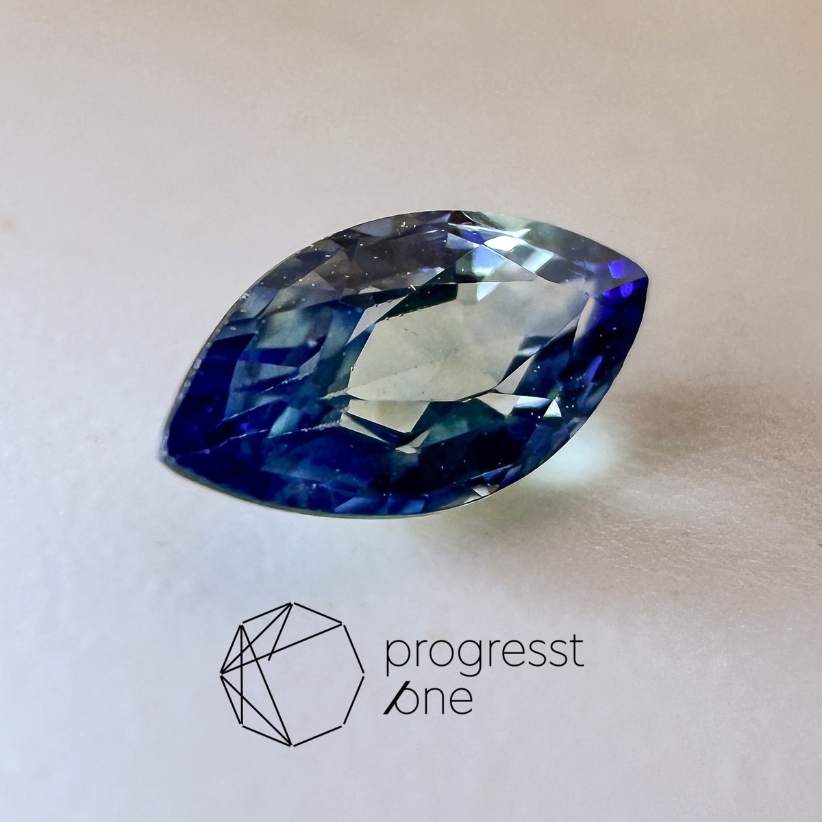 バイカラーサファイア0.44ct | progresstone