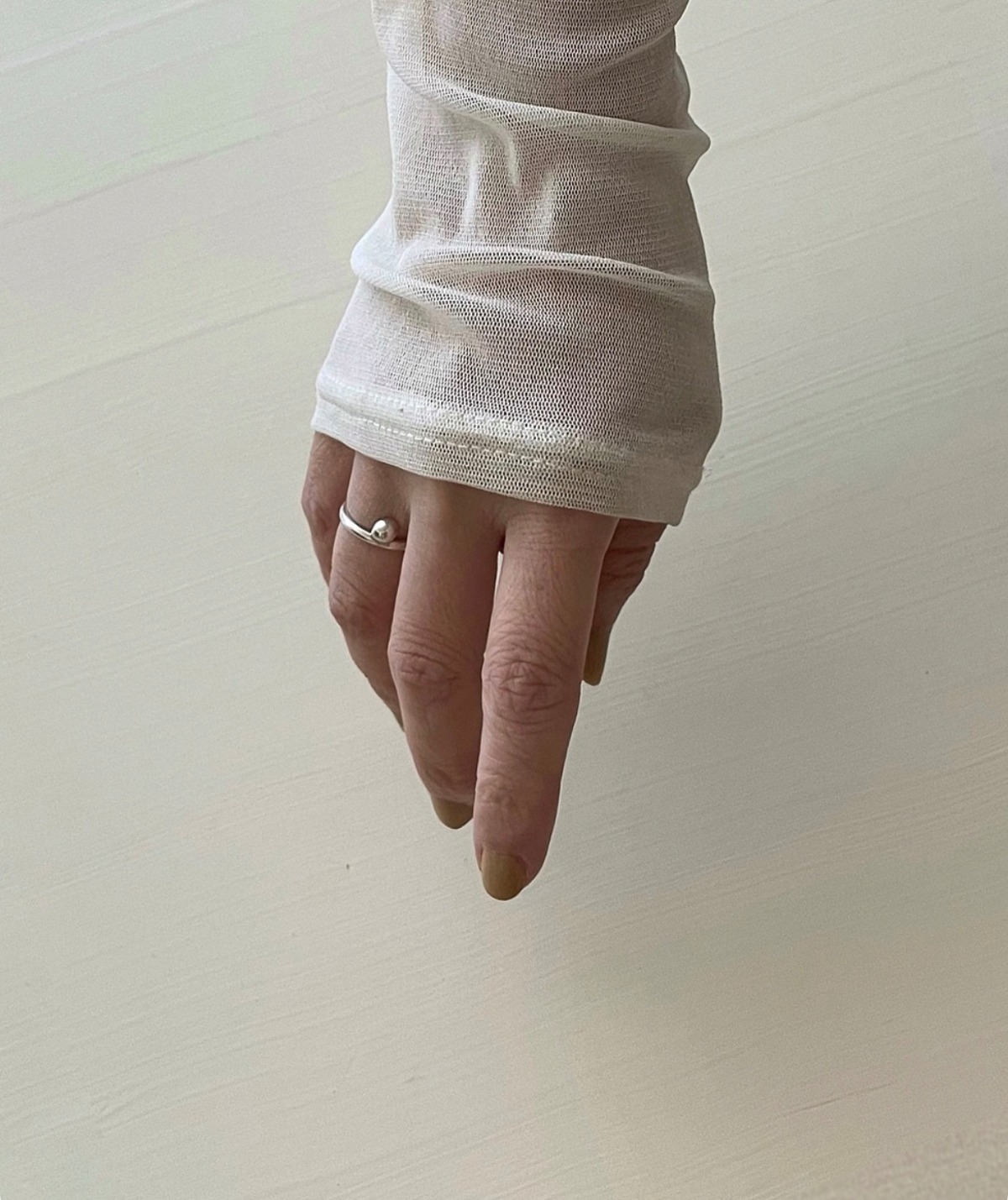 DORA ring 02 (silver950) | TULLE BLANC