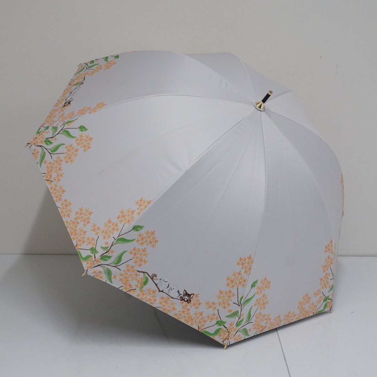 晴雨兼用日傘 わちふぃーるど Bebe Dayan べべダヤンUSED美品 金木犀 シマエナガ ダヤン 猫 遮光 50cm A2881 | ウィット 鉄道忘れ物 販売 ブランド 傘 カメラ ...