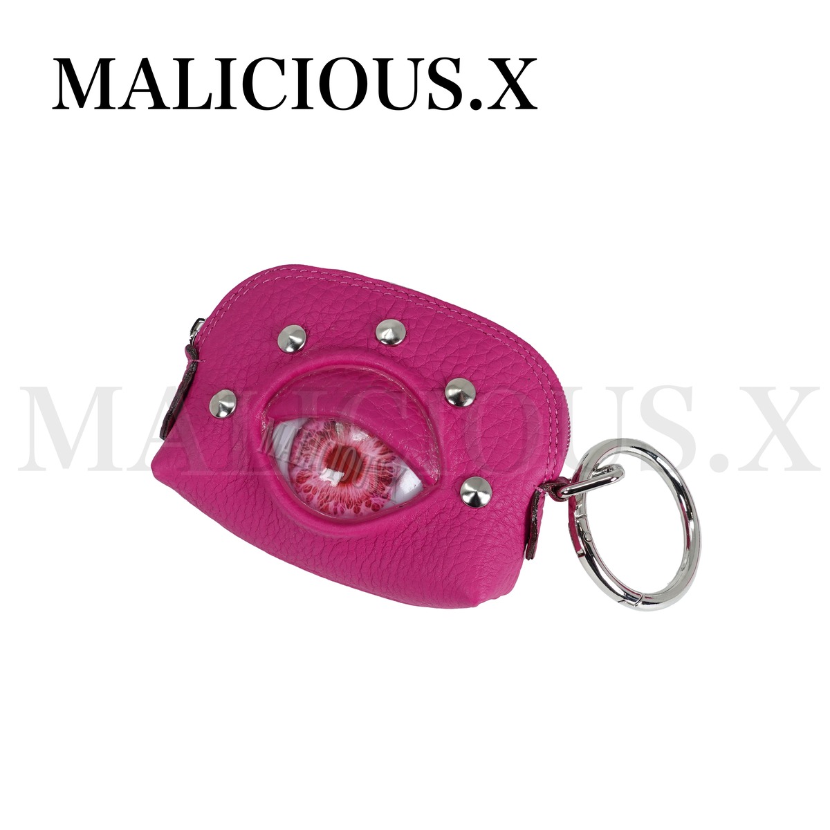 Eye mini coin case(Rose pink)/Albino pink | MALICIOUS.X