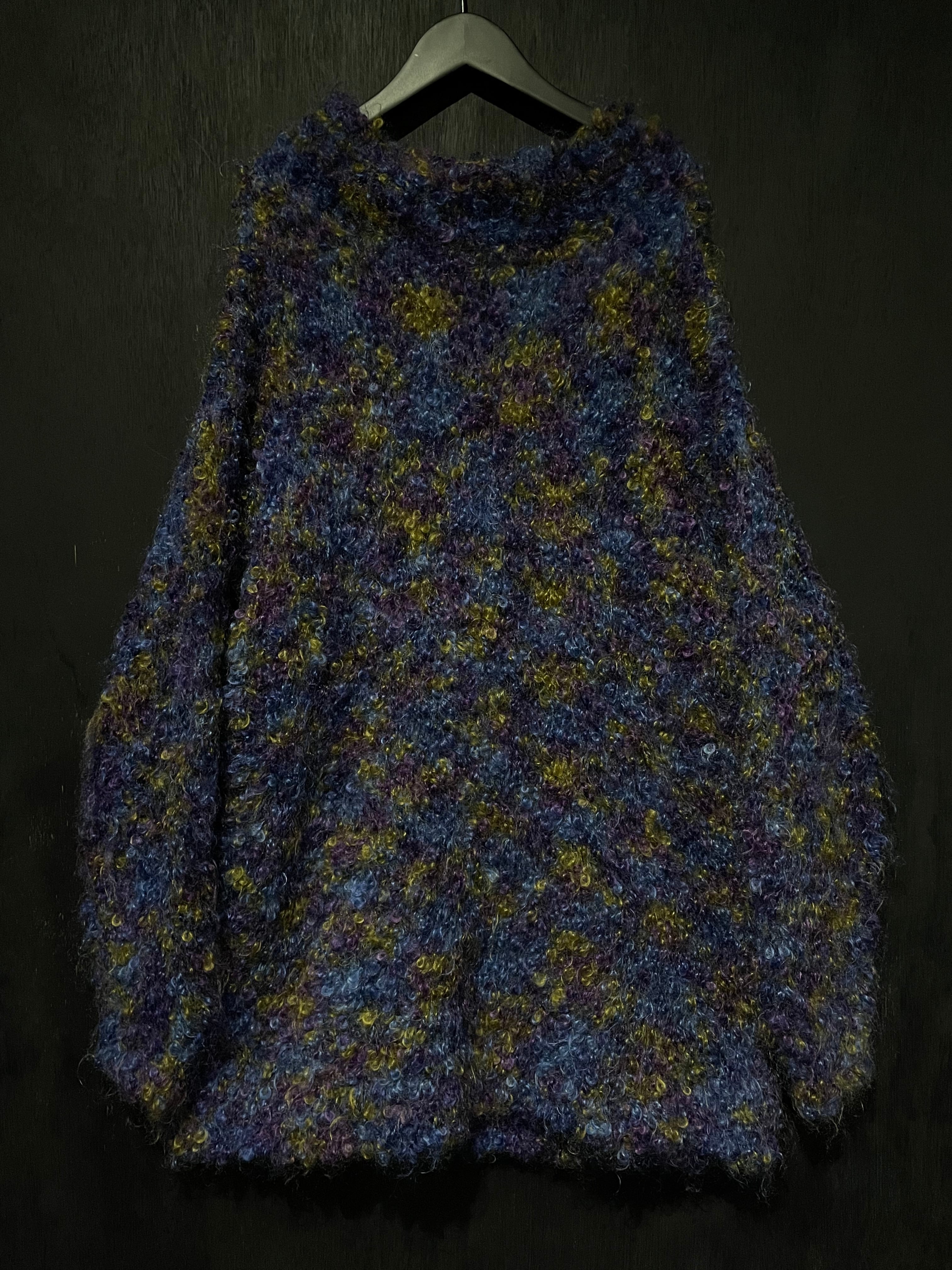 【WEAPON VINTAGE】Gradation Pile Vintage Loose Mohair Mix Knit | Caka(カカ ...