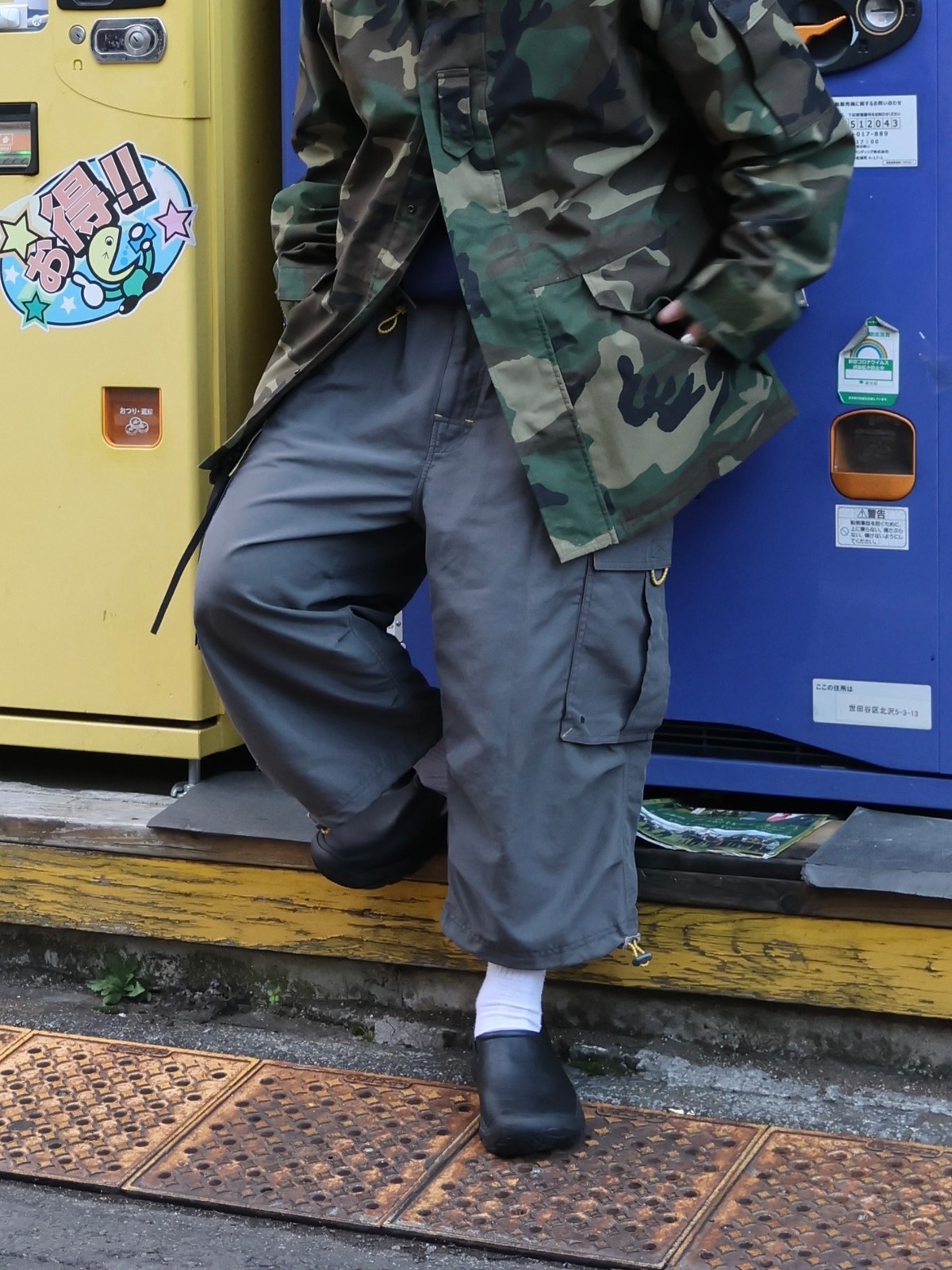 【USED】90-00s GAP gimmick cropped shorts | mother. used ＆ vintage