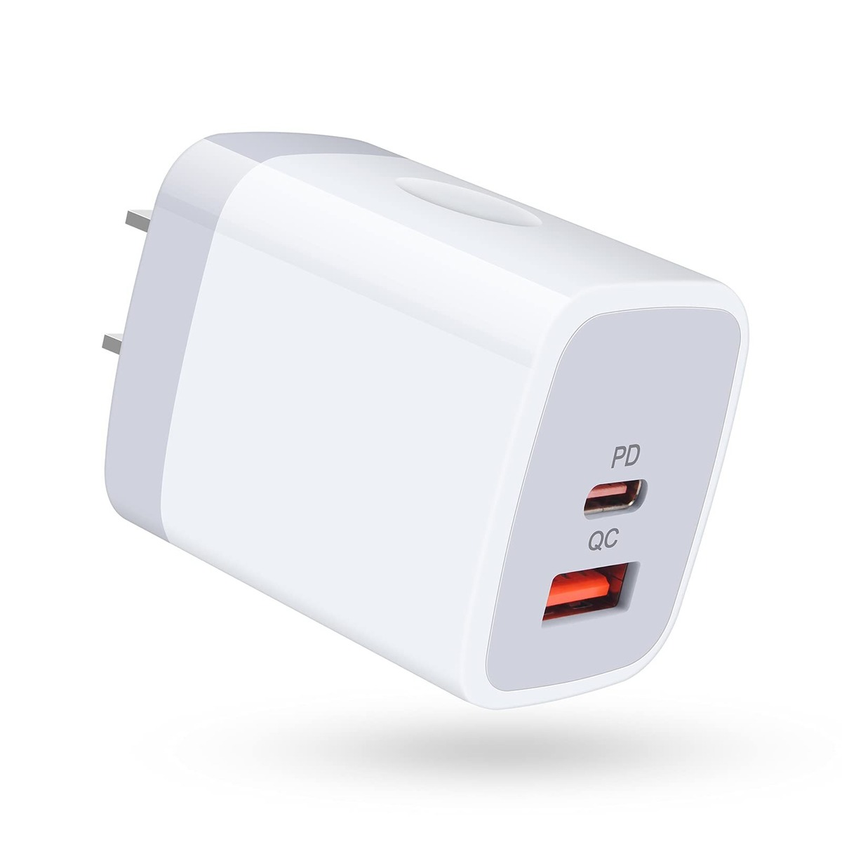 Viviber 急速充電器 iPhone16 acアダプター Type-C タイプc 充電器 USB-C電源アダプタ (USB-A&USB-C 2ポート/20W PD3.0/PSE認証 ...