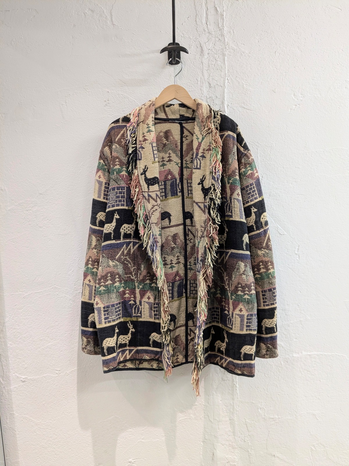 All Pattern Button Less Rag Jacket | tokiclothing