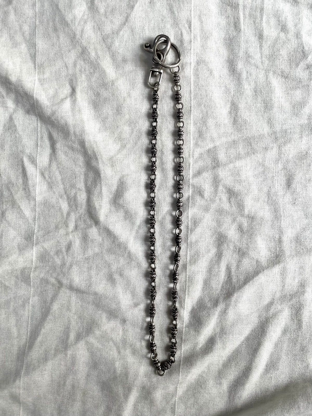 Vintage silver wallet chain | signal
