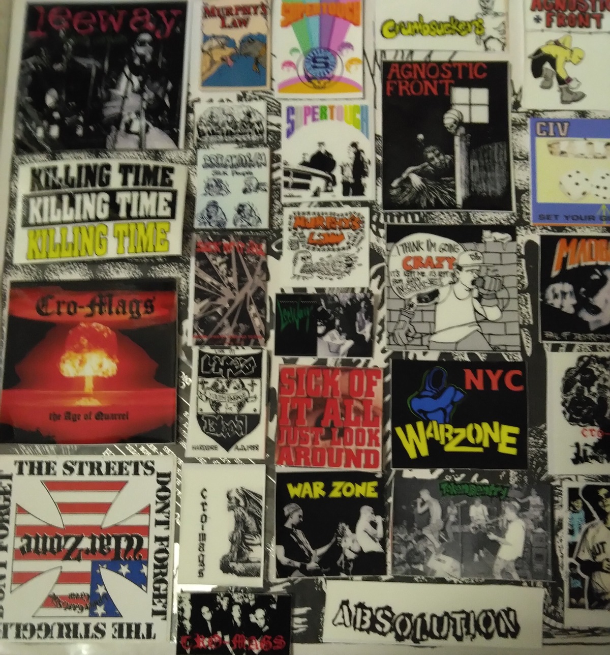 Asolution AGNOSTIC FRONT sick of it all WARZONE Cro-mags token entry ...