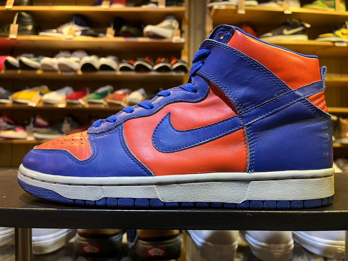 00年製 NIKE DUNK HIGH LE '"KNICKS" (2000) 28cm | USED SNEAKERS KAI